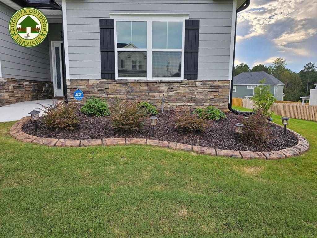 Custom Concrete Landscape Edging – Augusta Outdoors